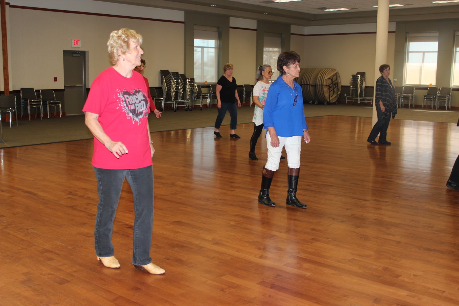 Randy's Photos of Senior Happenings: The line dance is ONE of my ...