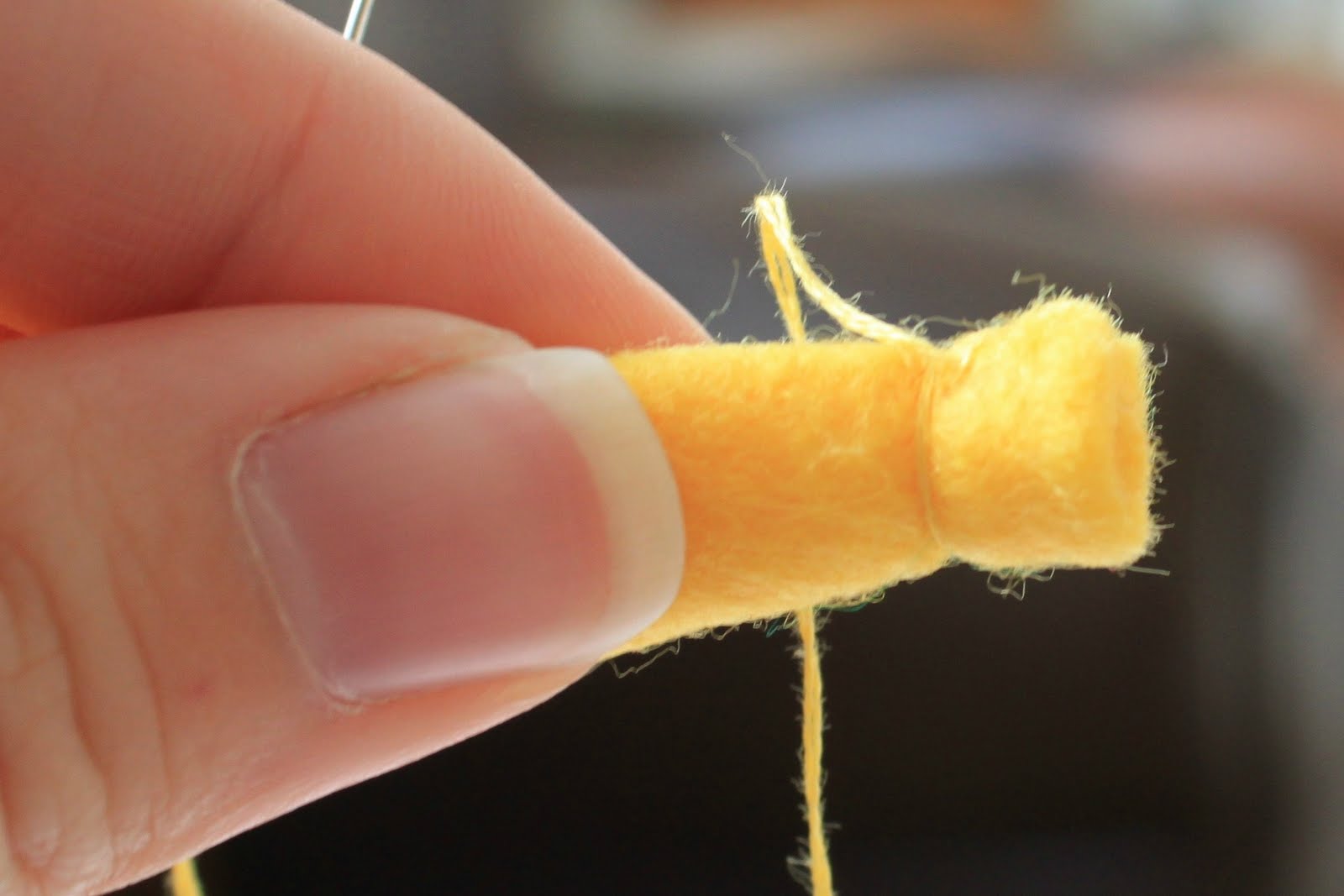 While Wearing Heels: I Heart Fake Food - Felt Corn Tutorial