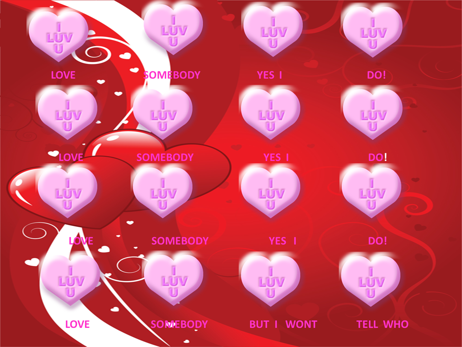 Mrs. G's Musical Machine: Love Somebody Yes I Do!