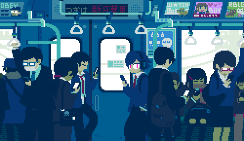 O Cotidiano Japonês ilustrado em 8-bits - por Toyoi Yuuta - Sweet Magic