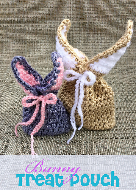 Crochet Rochelle: Bunny Treat Pouch Pattern
