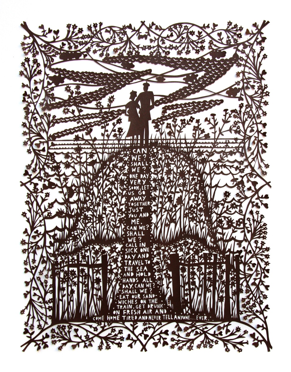 New papercuts by Rob Ryan | TAG Fine Arts | TAG Fine Arts