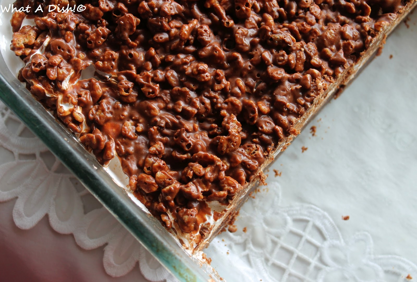 What A Dish!: Rice Krispie Brownies
