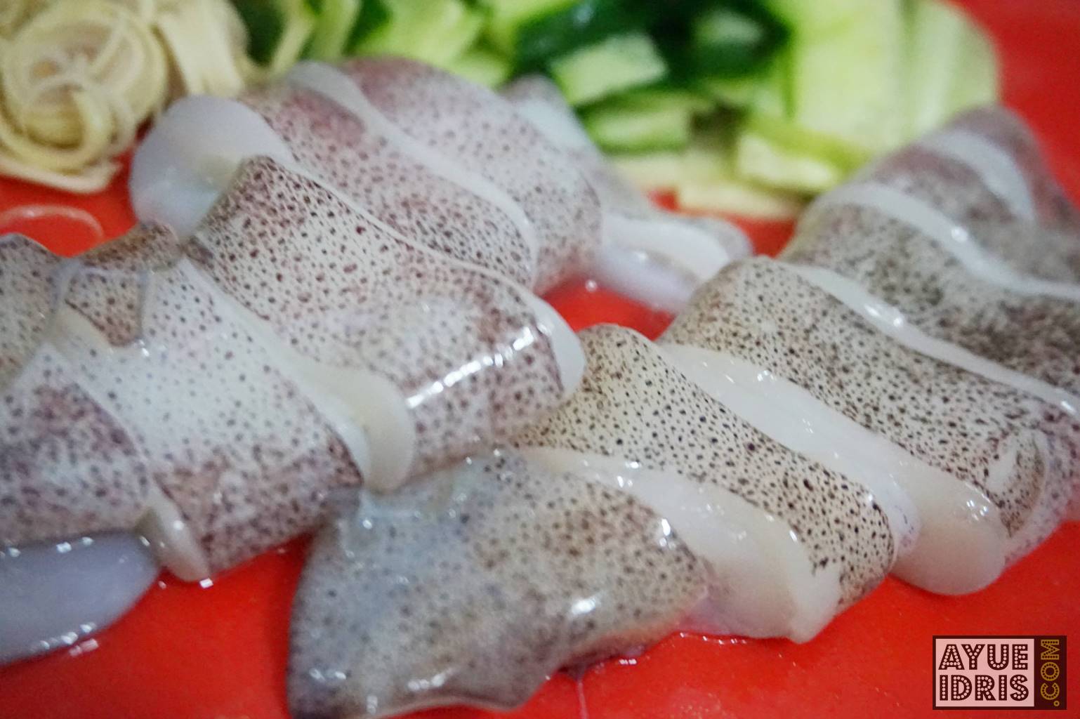 Resepi Mudah | Kerabu Sotong Diet Simple | AYUE IDRIS