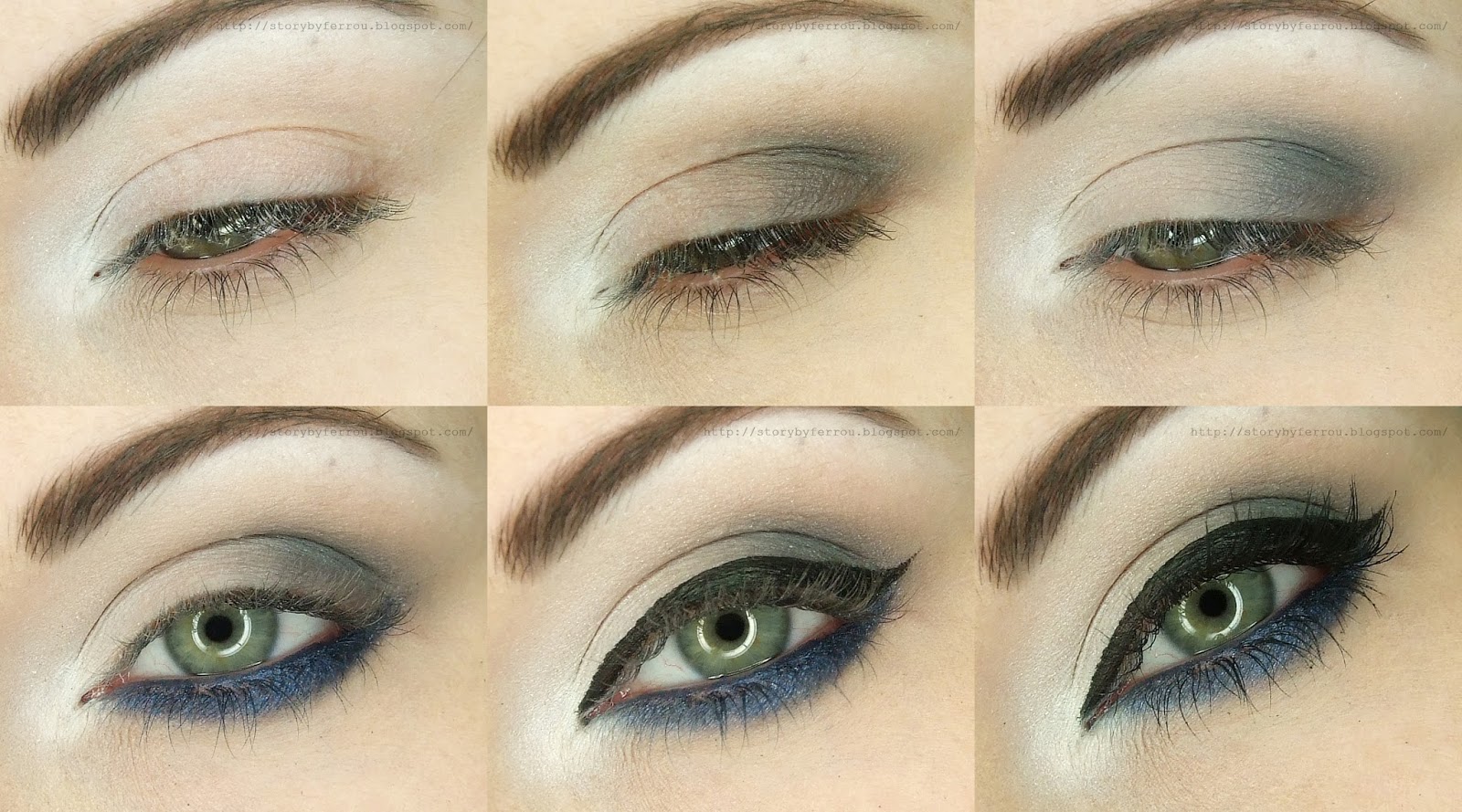 Ferrou Makeup Blog: makijaż, kosmetyki: Chłodny makijaż krok po kroku Ferrou Makeup Blog: makijaż, kosmetyki: Chłodny makijaż krok po kroku