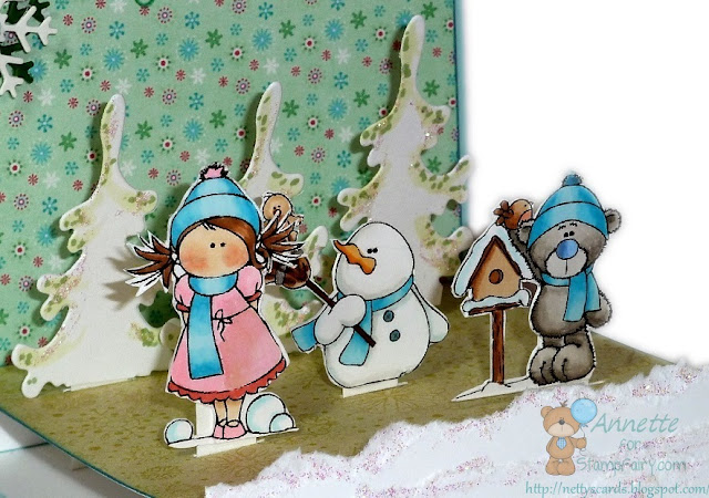 Netty's Cards: Pop Up Winter Card