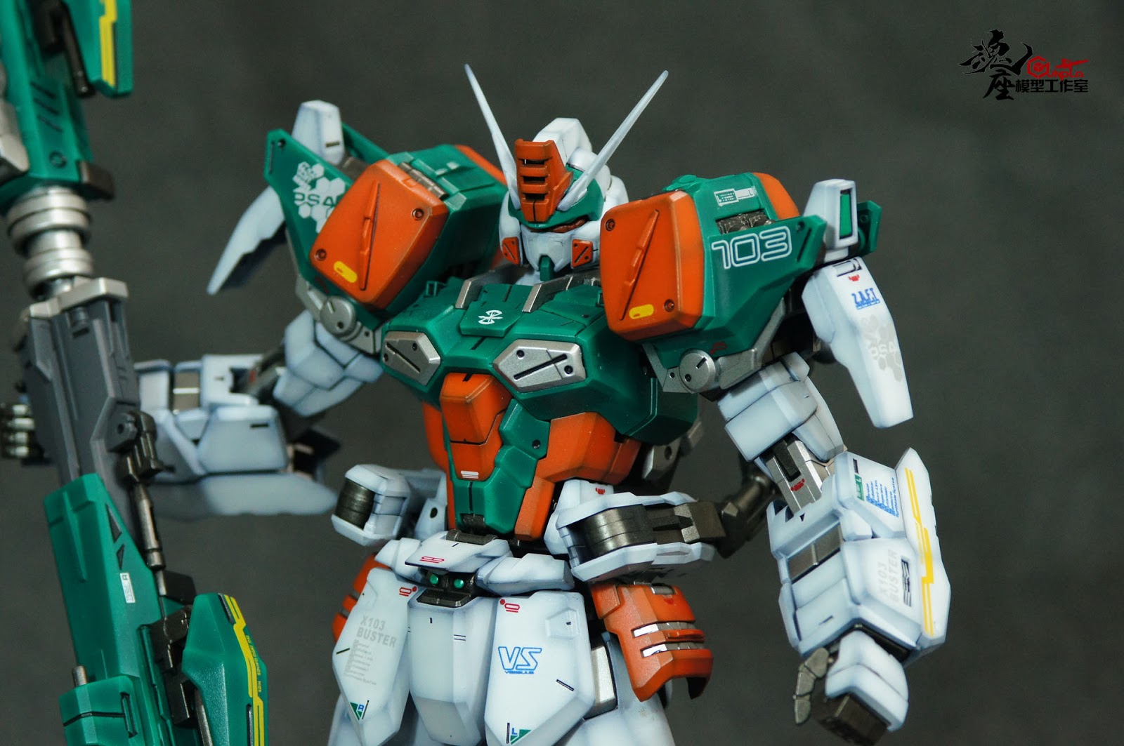 MG 1/100 Buster Gundam customized build