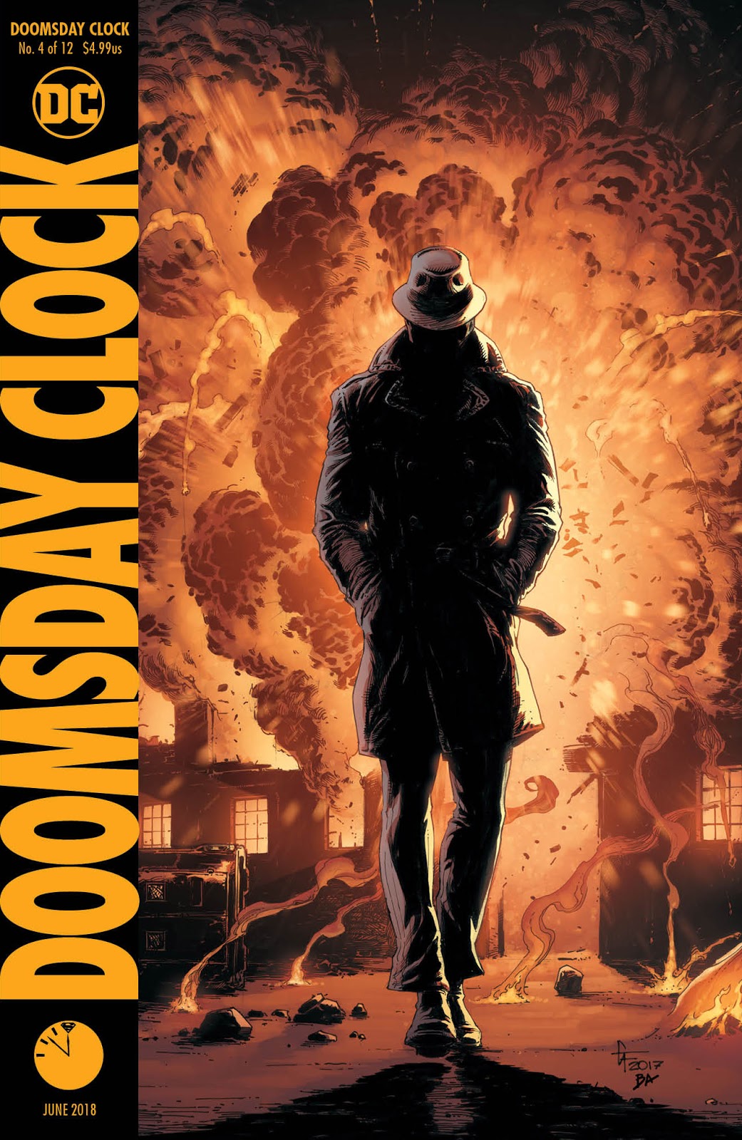 ¡Siempre quieres leer Un Cómic Más!: PORTADAS DE "DOOMSDAY CLOCK #4" ARTE DE GARY FRANK