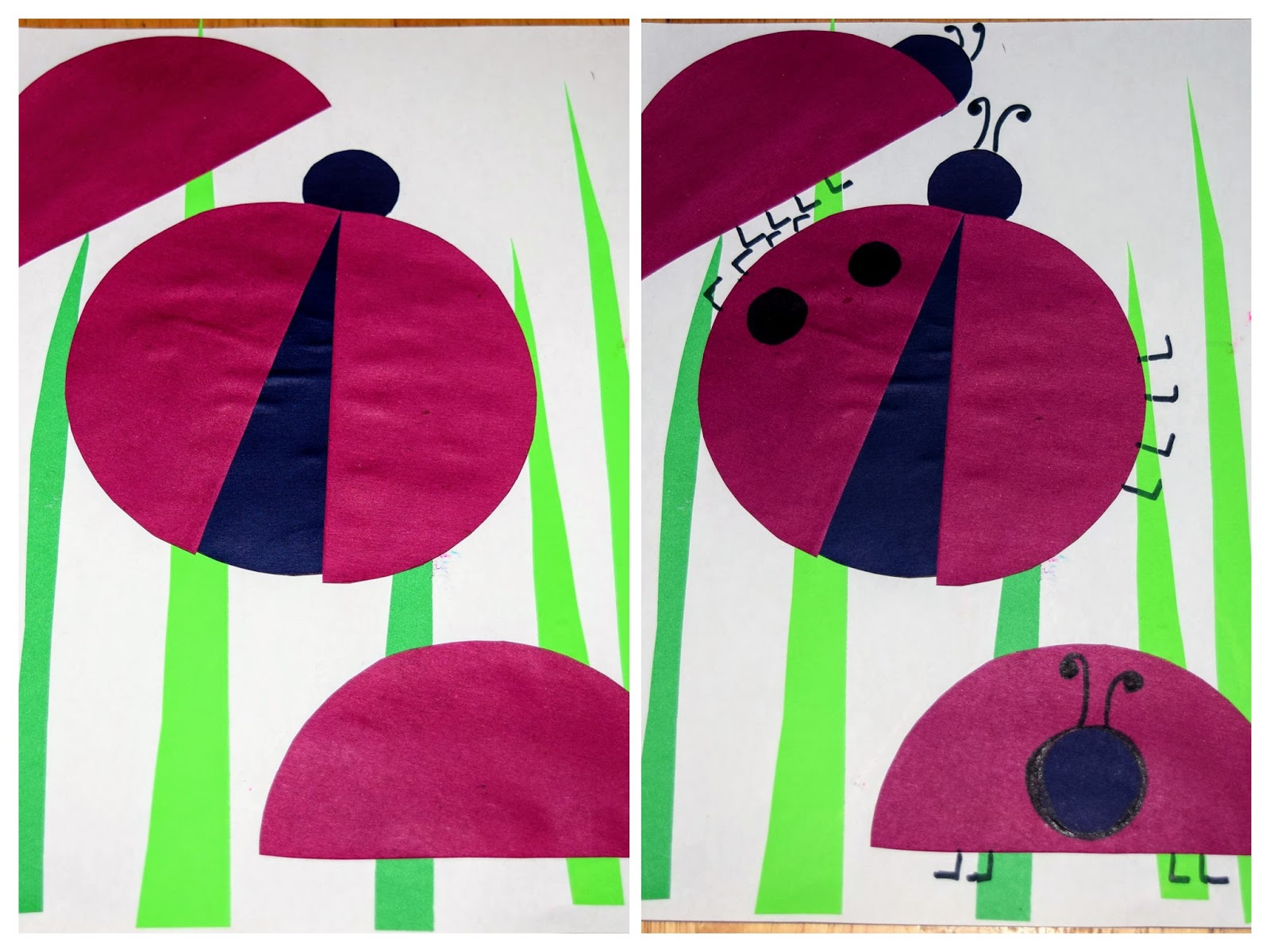 Sindhu's cocoon: Ladybug and Rooster