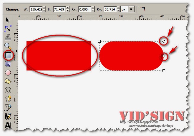 Tutorial Design Button With InkSCAPE