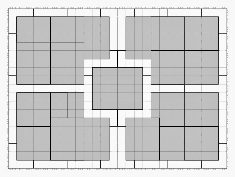 Free dungeon tiles to print: Plateaux HeroQuest Cartoon par Chaoticprime