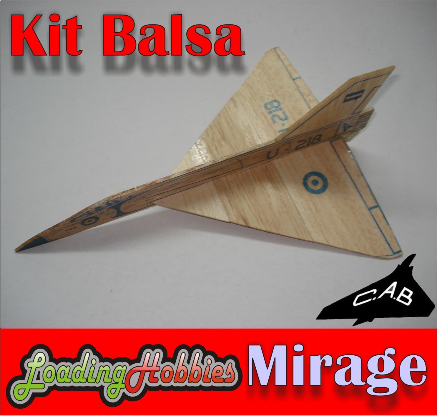 Loading Aviones: Avion Mirage Madera Balsa