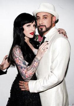 Weeding Art Design: Backstreet Boys Singer A.J. McLean Gets Married