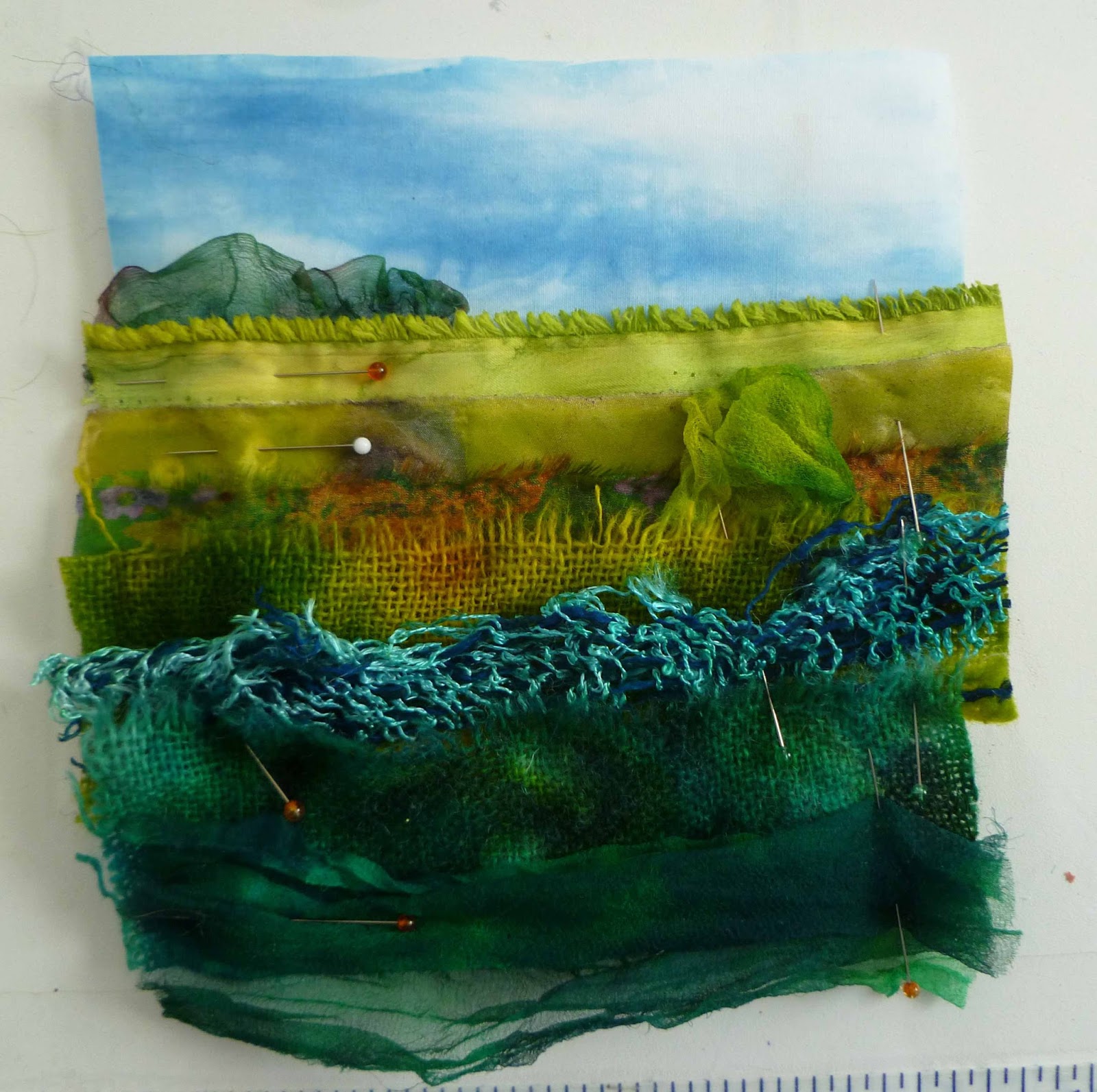 sew sew art: Second finished landscape
