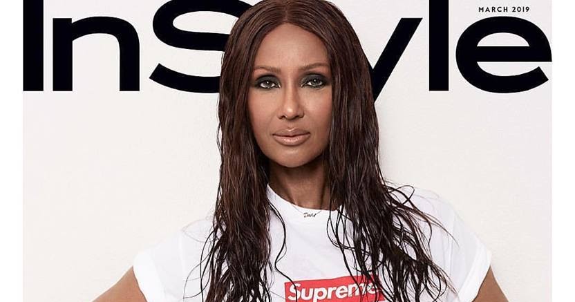 DIARY OF A CLOTHESHORSE: Iman covers InStyle US March 2019