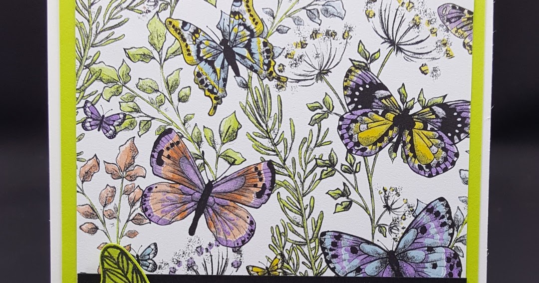 Stamping with Claudia (formerly in GA): Botanical Butterfly DSP