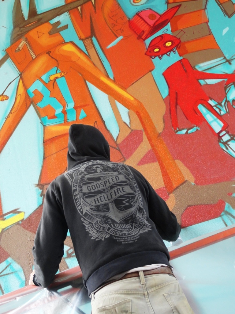 DERM X URBANA BRUSSELS Art on Train