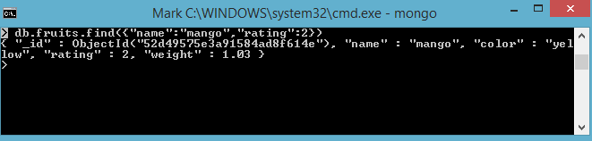 Learning the code way: Using query language with MongoDB