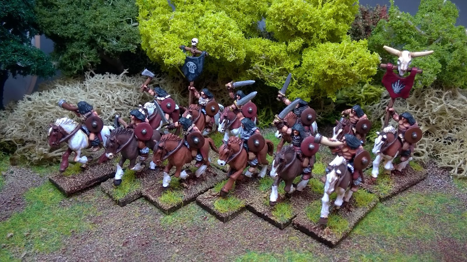 Matt's gaming page (Glenbrook Games): 12 Copplestone Barbarian Cavalry ...