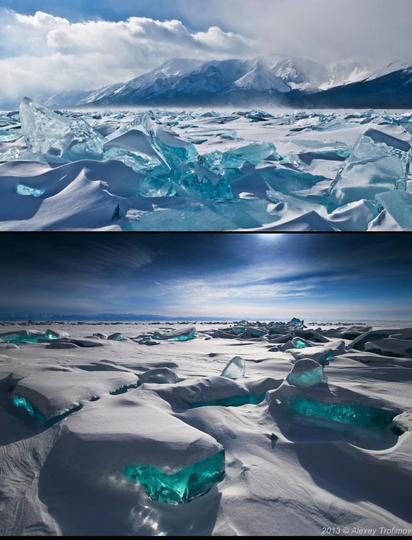 COOL - GAMBAR MENARIK DARI TASIK BEKU BAIKAL RUSSIA (7 GAMBAR) - 1 Malaysia