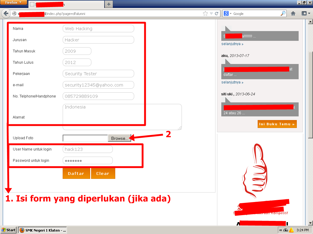 Tutorial Upload Shell Dengan Tamper Data | streamcy blog