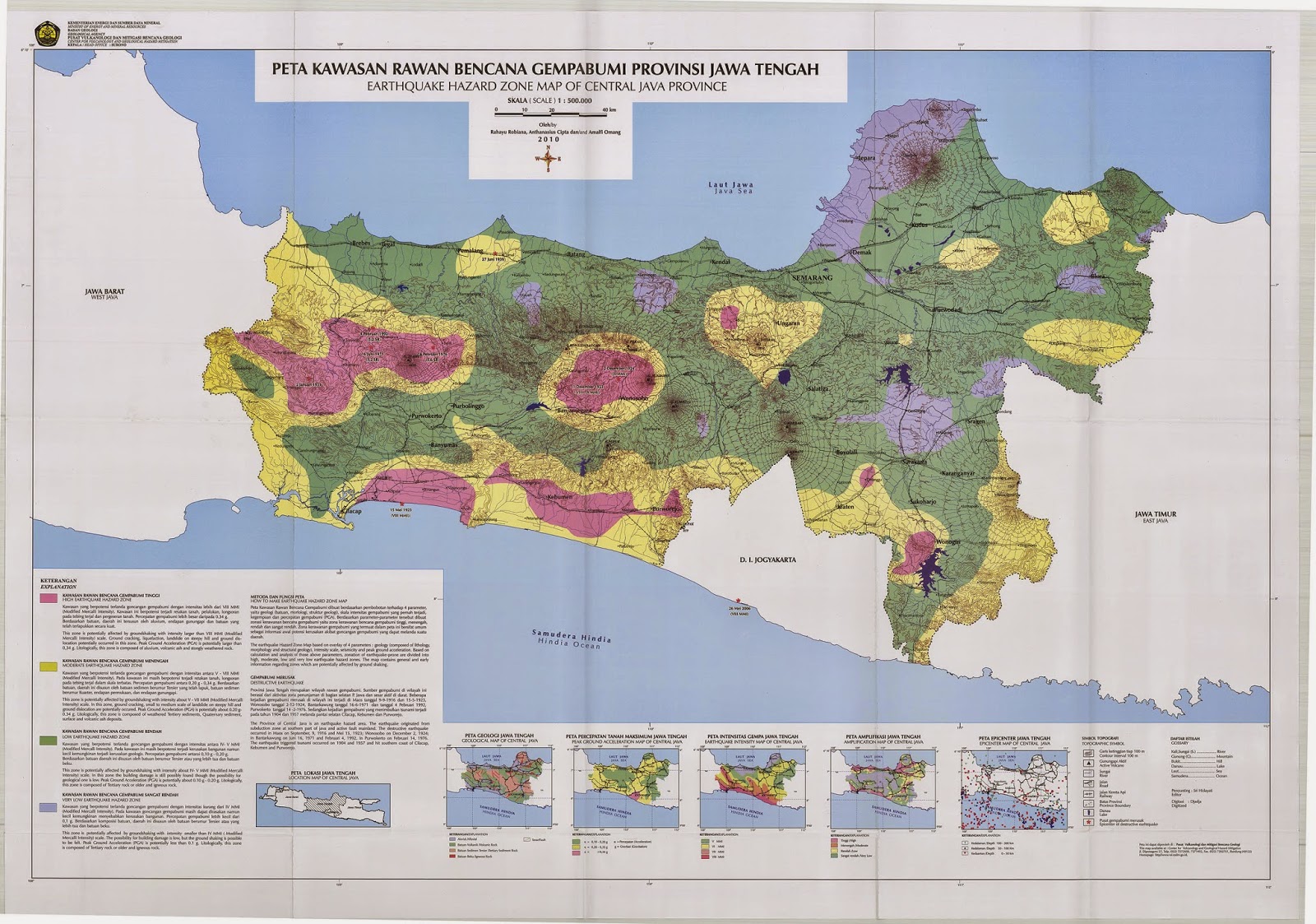 Peta Kerentanan Tanah di Banjarnegara Jawa Tengah - Our Home Java Island