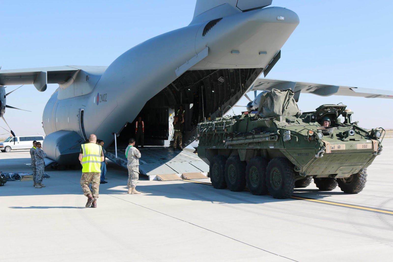SNAFU!: Stryker load testing on the A400M Grizzly..