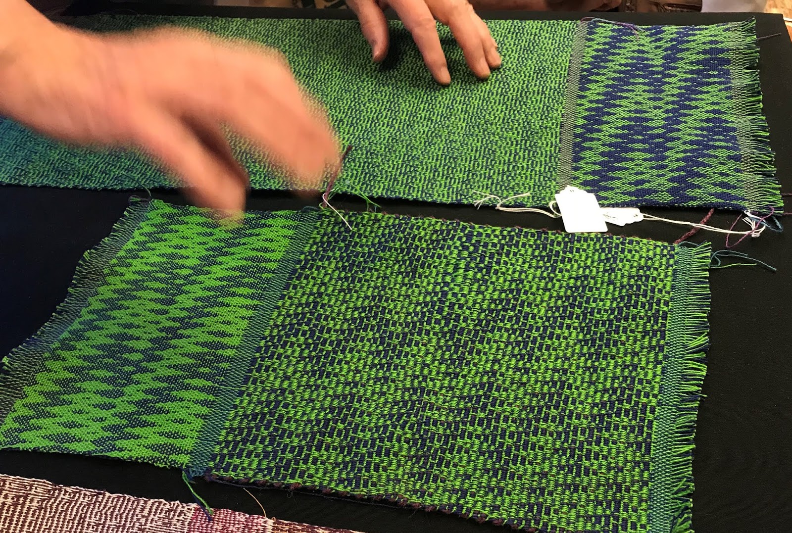 Random Acts of Color: What We Wove at Convergence: Echo, Jin, Shadow ...