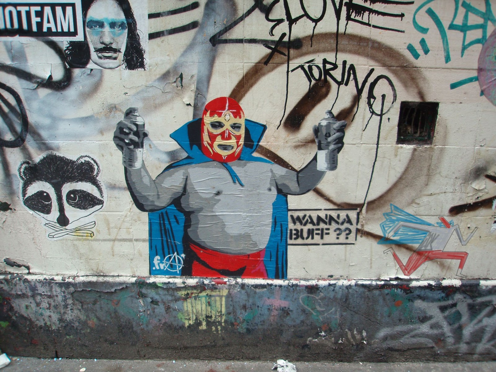 Running man in Bricklane