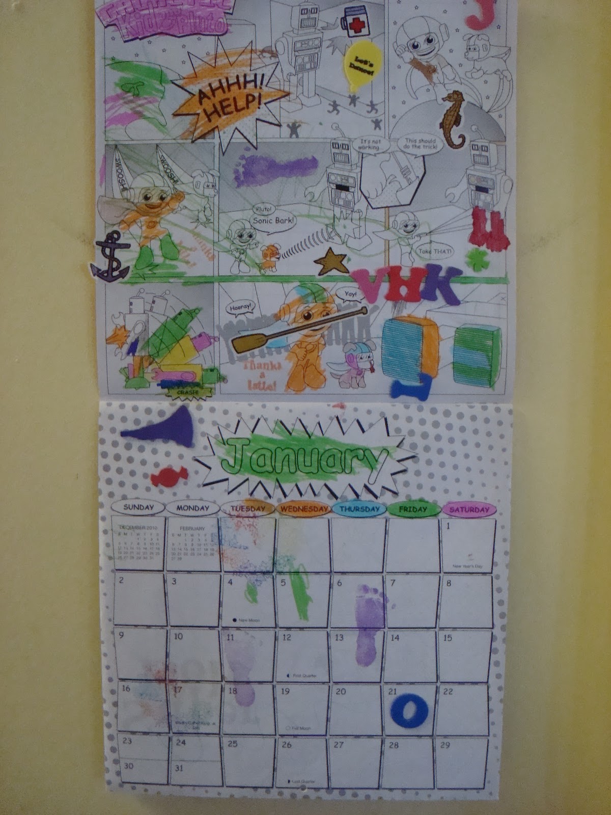 The Kids Art Studio: Project 3: Calendars