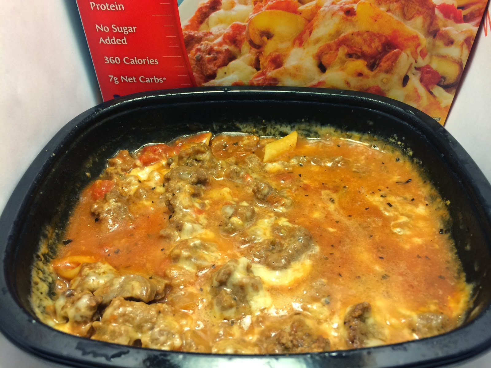 Crazy Food Dude: Review: Atkins Italian-Style Pasta Bake