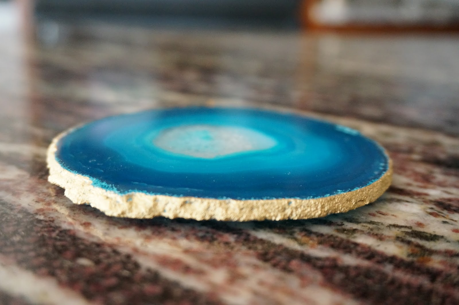 Sweet Carolina Belle: DIY Agate Coasters