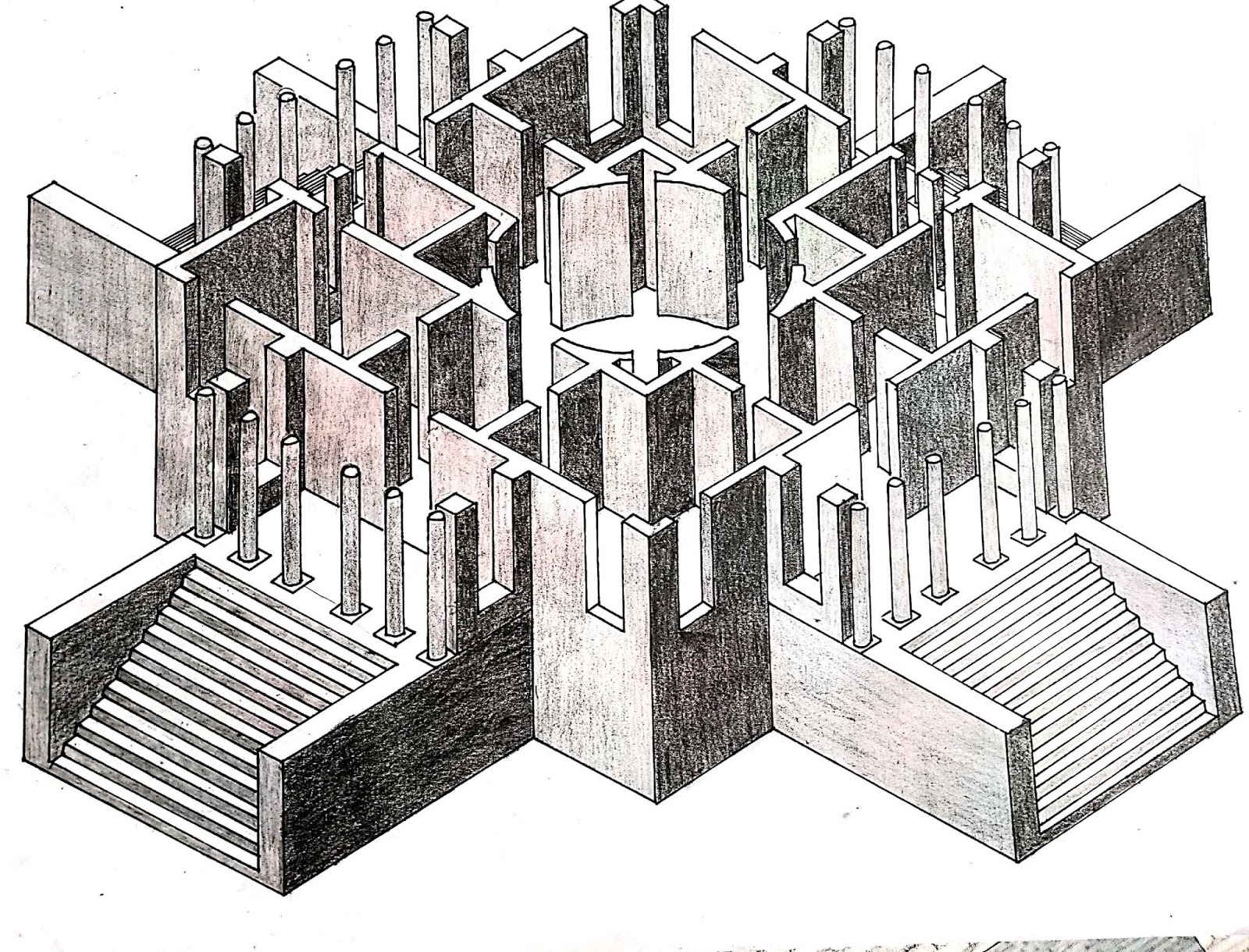 THE IDEA EXCHANGE: 99. 4º ESO.DRAWING IN INTUITIVE PERSPECTIVE , either ...
