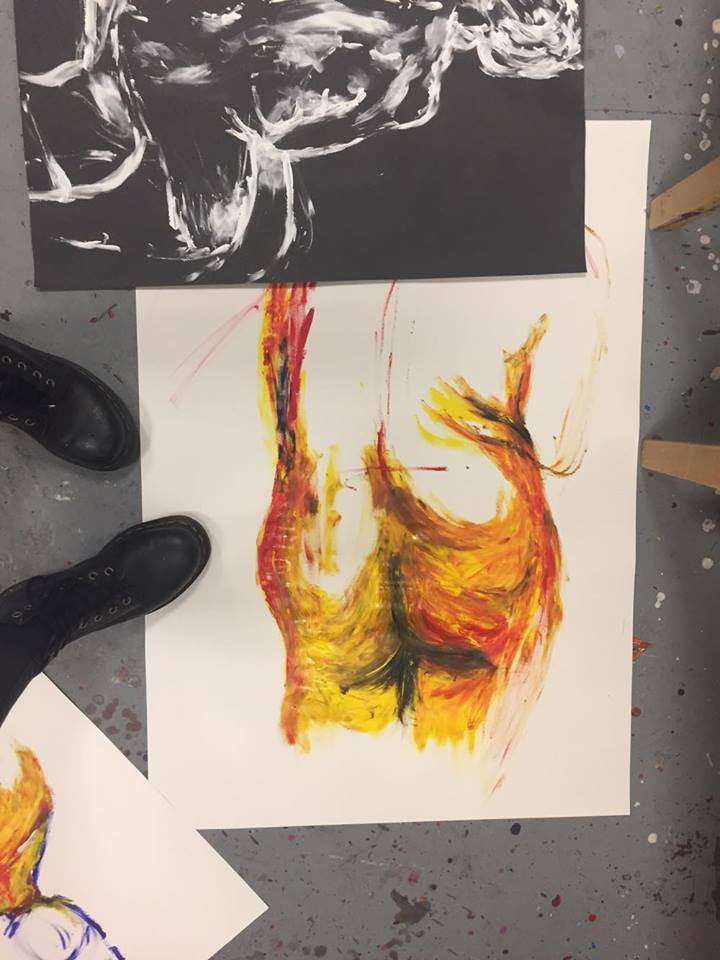 Abbey Marks - Foundation: Week 1 Life Drawing