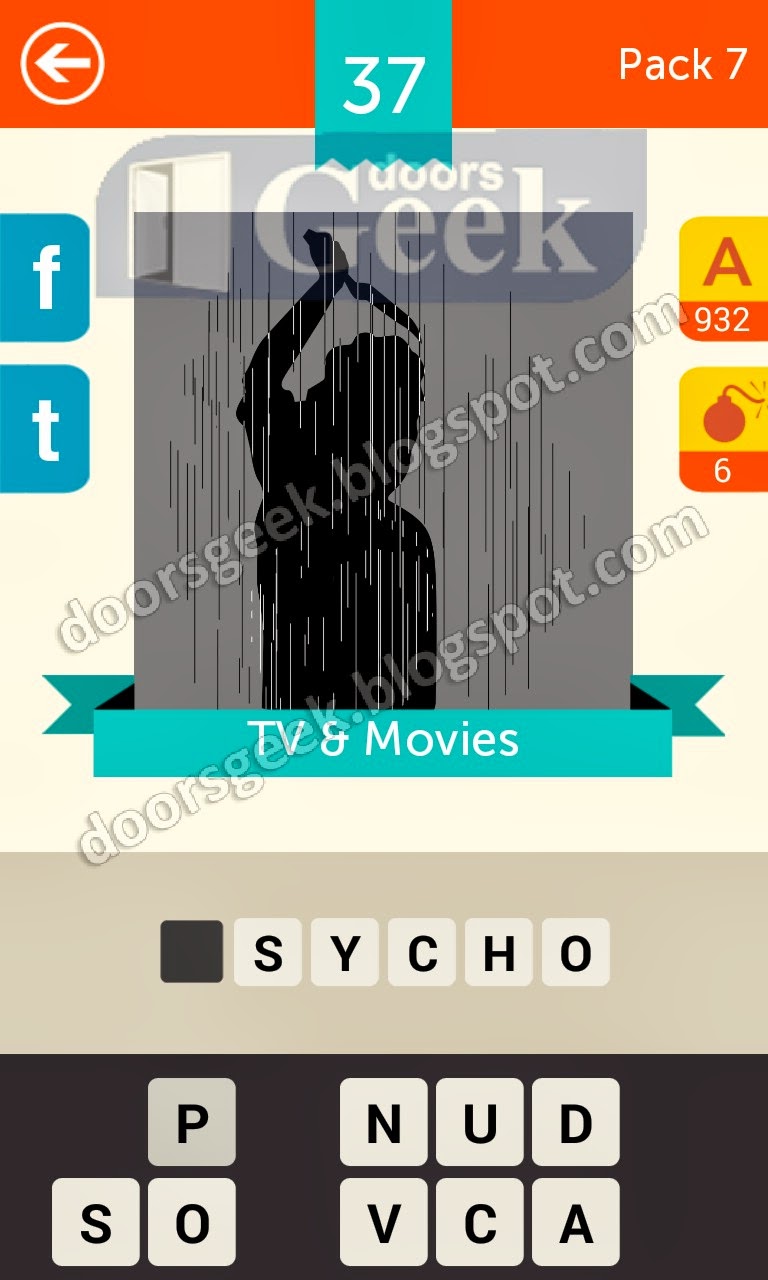 Mega Quiz [Pack 7] Level 37 ~ Doors Geek