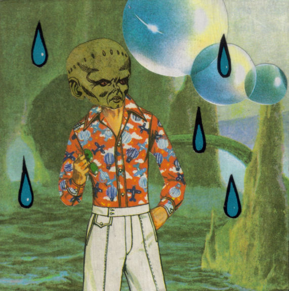 Dadadreams' Original Collage Art: Alien Art