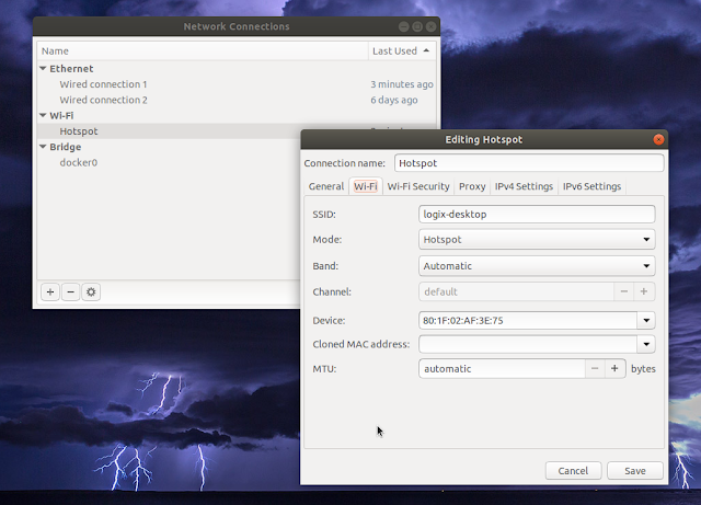 How To Create A Wi-Fi Hotspot In Ubuntu 18.04 / Gnome (And Edit Its ...