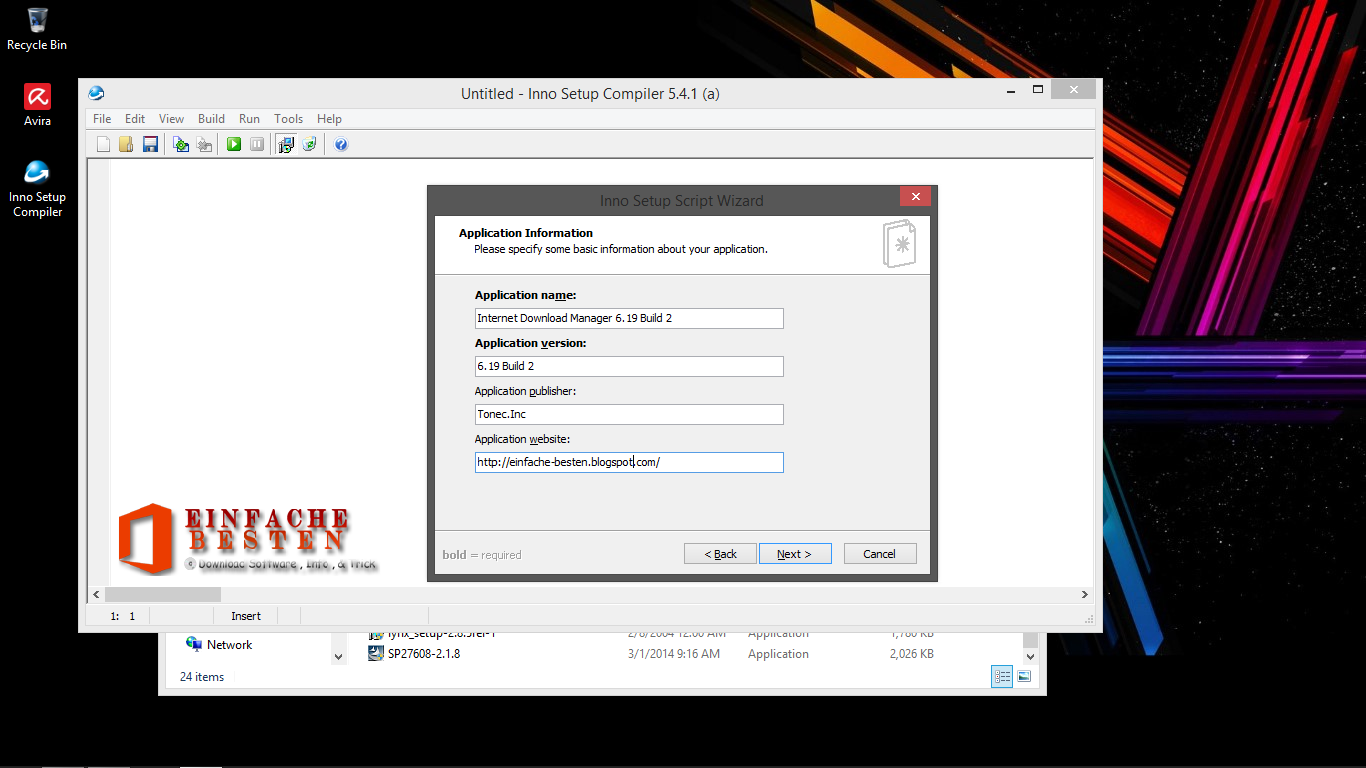 Membuat Installer sendiri Menggunakan Software Inno Setup Compiler 5.4.1 | INDRA BLOG