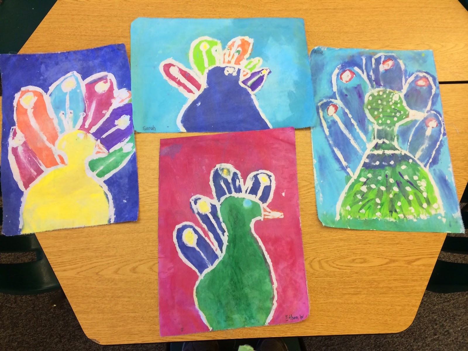 that artist woman: Peacock Batiks and Journal Pages