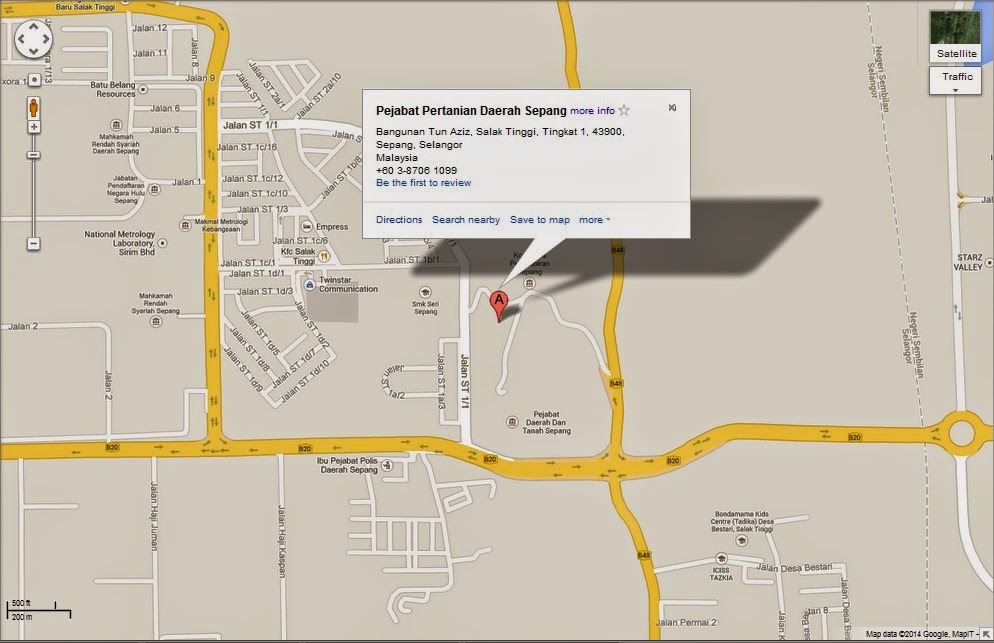 Pejabat Pertanian Daerah Gombak/Petaling: PEJABAT PERTANIAN DAERAH SEPANG