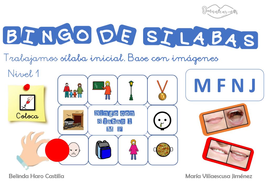 Asómate Más Allá: VAMOS A JUGAR CON LAS SÍLABAS: BINGOS Y DOMINÓS
