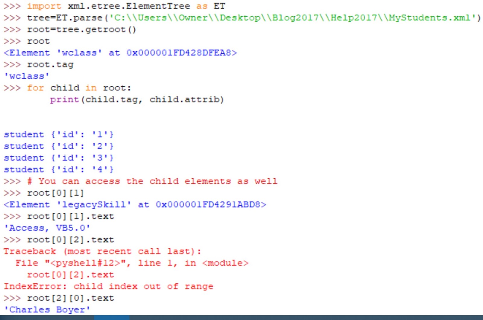 Hodentek Parsing Xml With Python 37