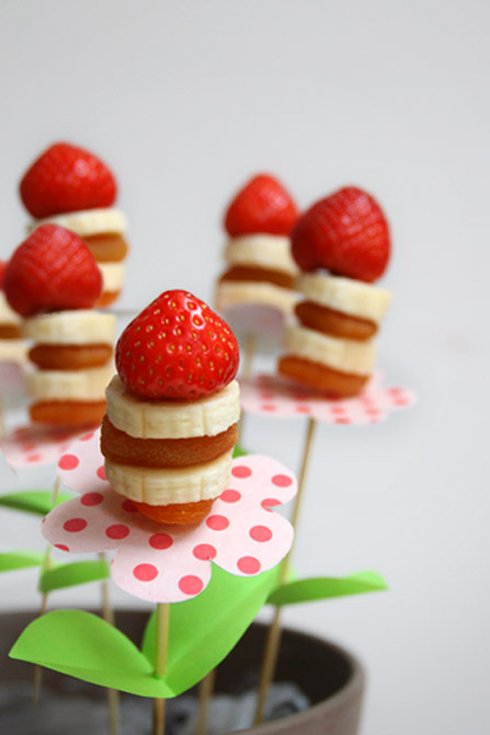 Cute Food For Kids?: Food Art: 30 Edible Flower Ideas