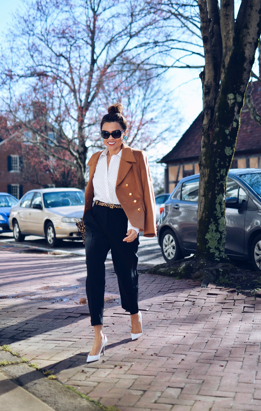 Monday Work Outfit - Mixing Prints Without Looking Too Loud | MY SMALL ...