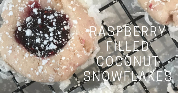 Making The Most of Naptime : Raspberry Filled Coconut Snowflakes # ...