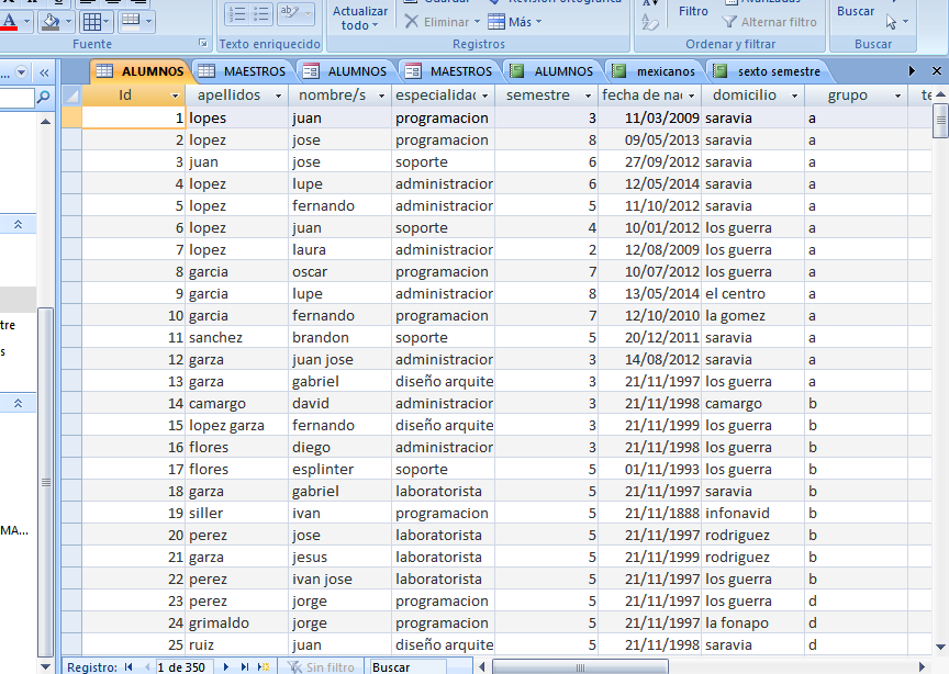 Diseña y Administra Bases de Datos Simples