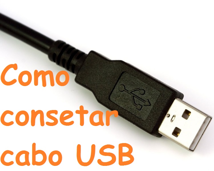Como consertar ou fazer cabo USB, identificando cores e posições dos fios