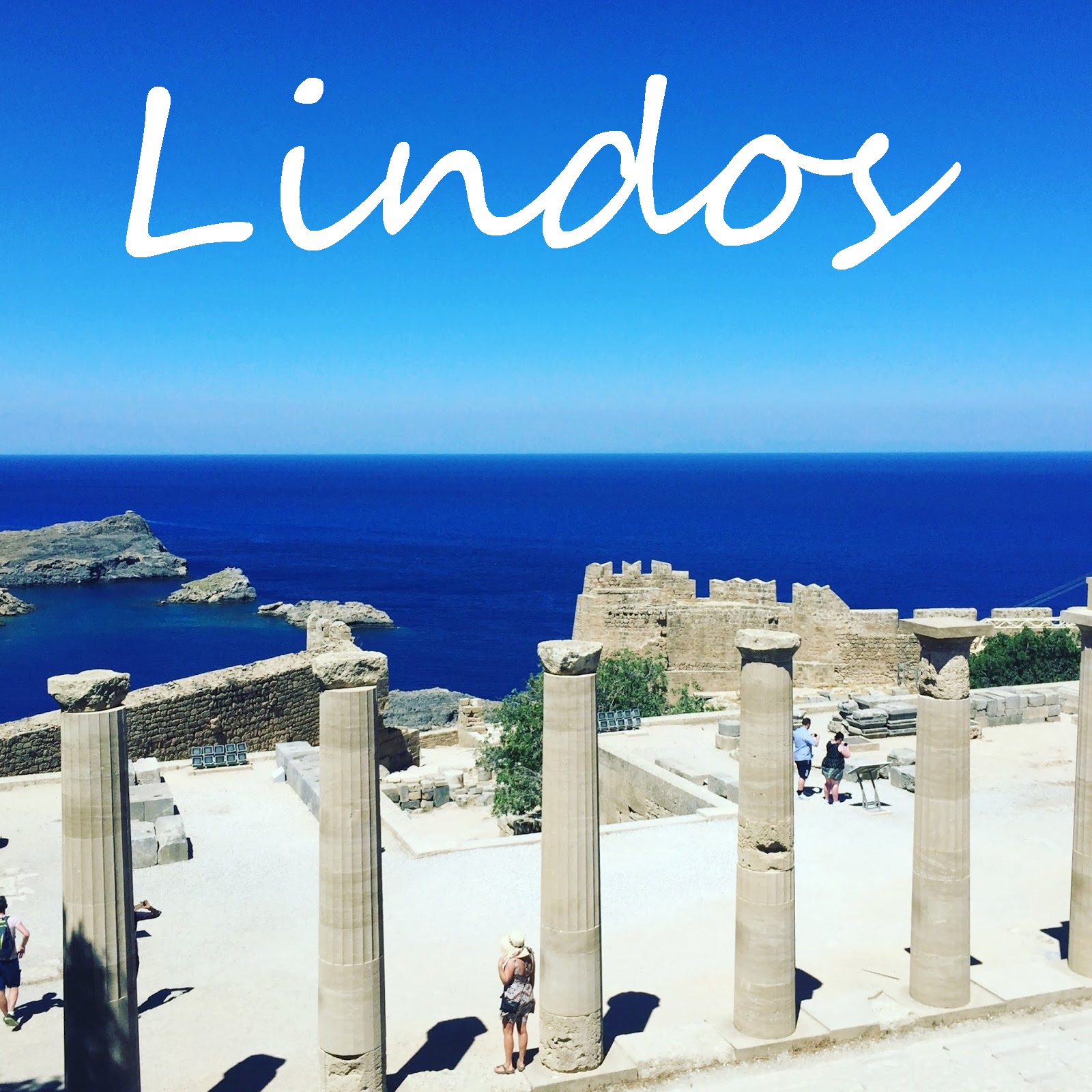 Lindos, perle de l'île de Rhodes ... - Initiales GG ...