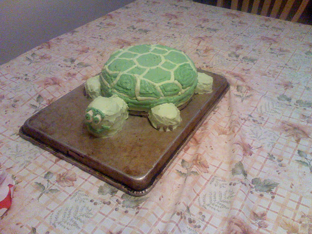 Morning, lovely day!: Turtle Birthday Cake