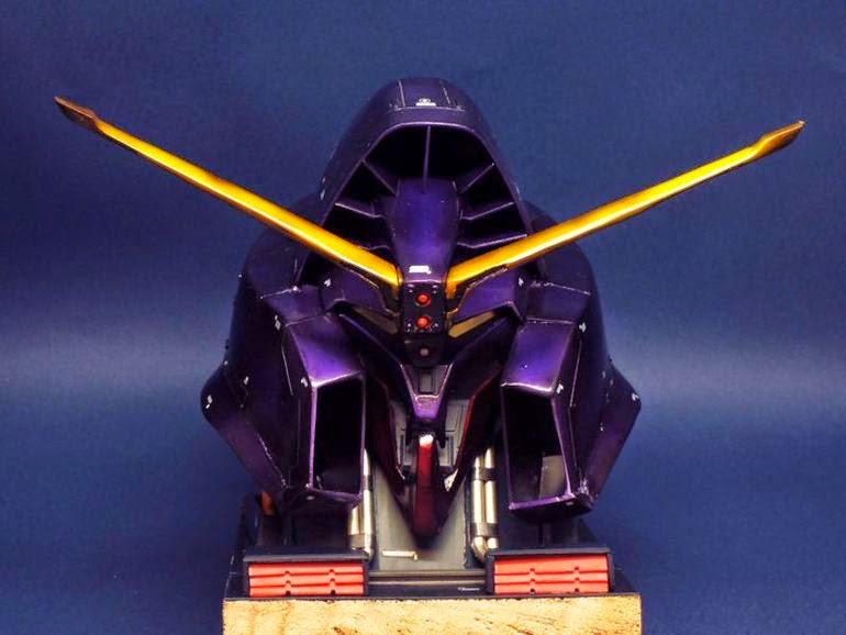 Large Scale Psycho Gundam Mk. II Head Display - Full Scratch Build